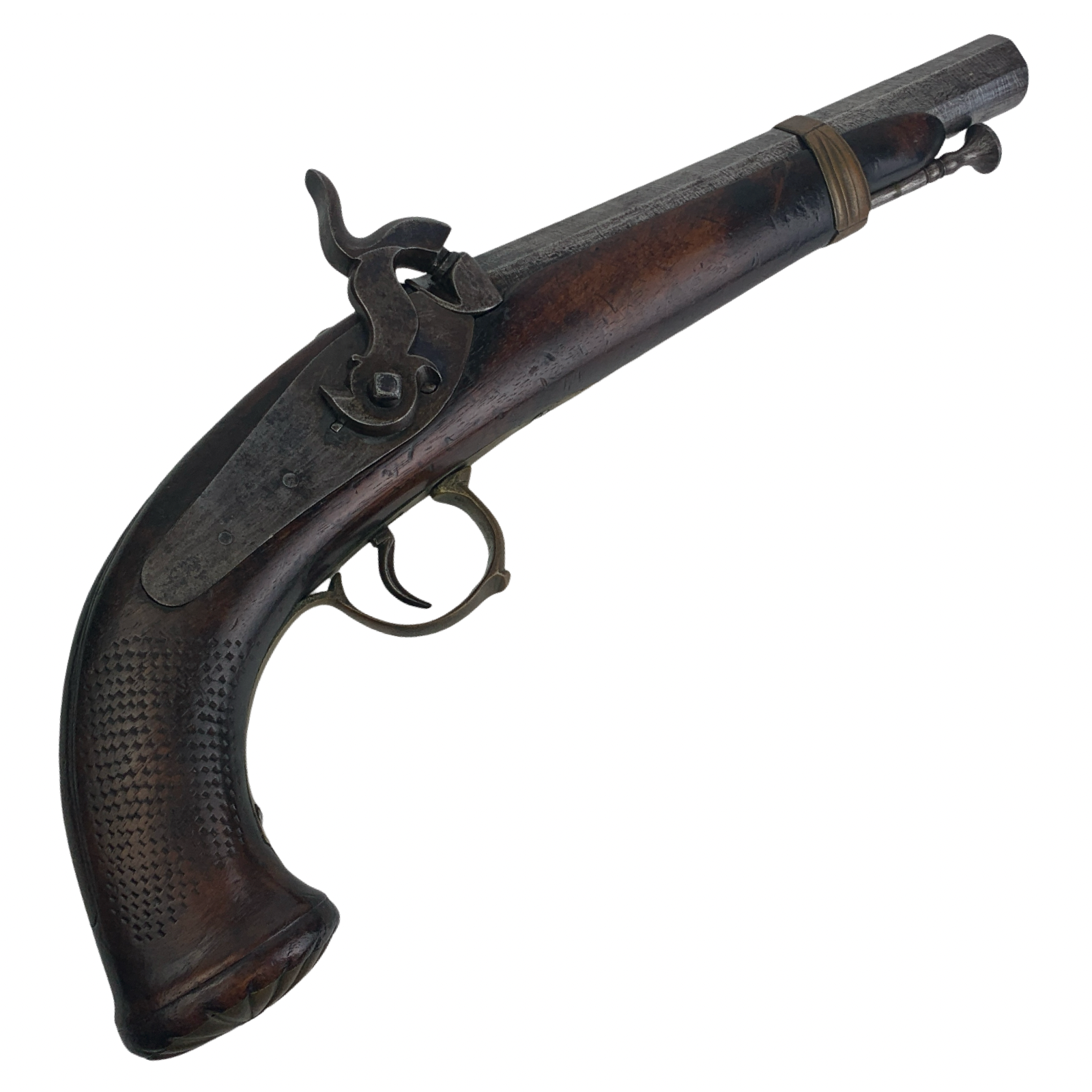 Beretta Muzzle Loading Percussion Pistol - Italy - Roman Miquelet Lock ...