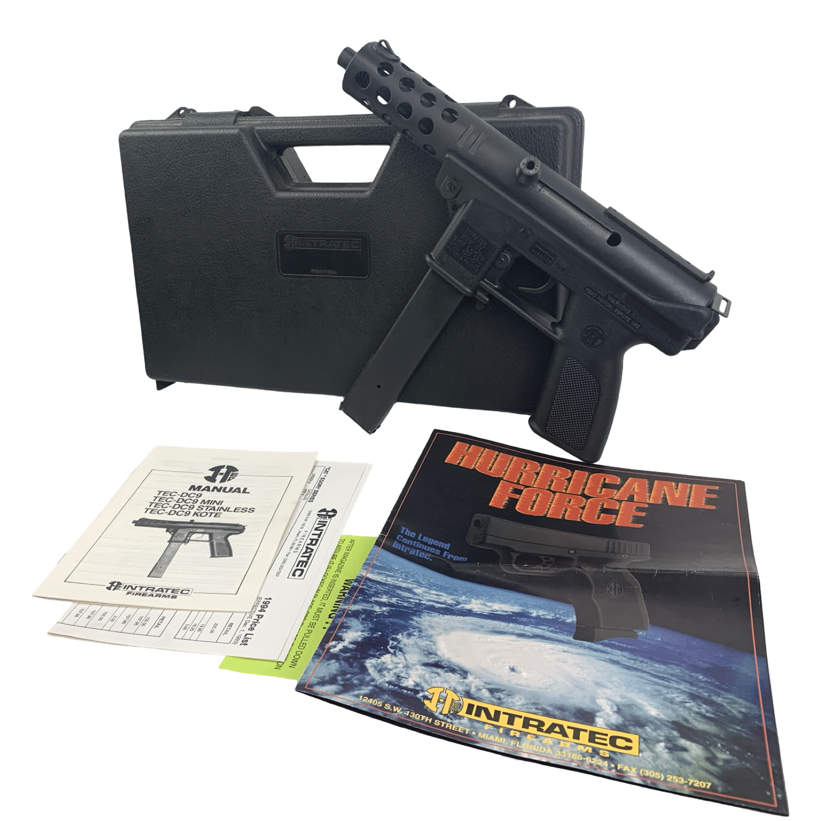 Intratec Tec-DC9 Early 1990s Tec-9 Pistol with Box and Manual ...